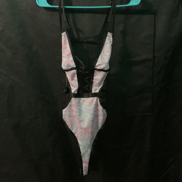 Body Rage | Intimates & Sleepwear | Body Rage Trippy Rainbow Corset ...